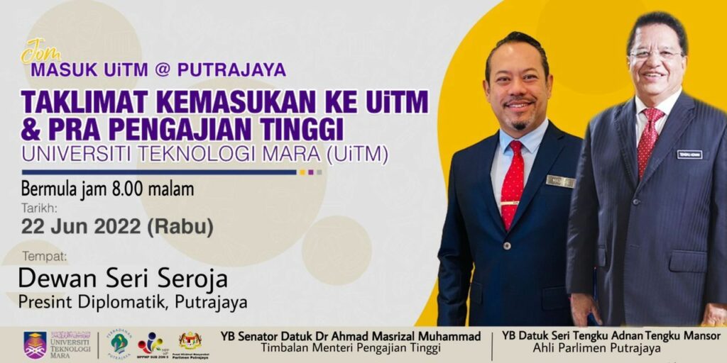 Kemana Selepas SPM… Sertai Taklimat Jom Masuk UiTM & IPT Rabu Ini ...